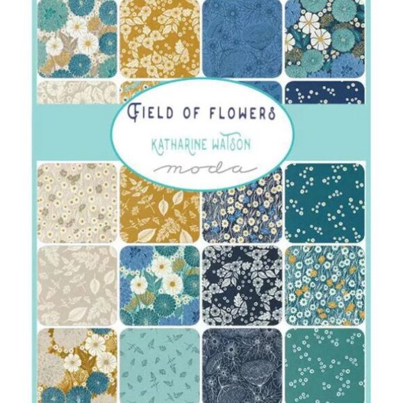 Moda | Other | New Sealed Moda Quilting Jelly Roll Field Of Flowers 25 ...